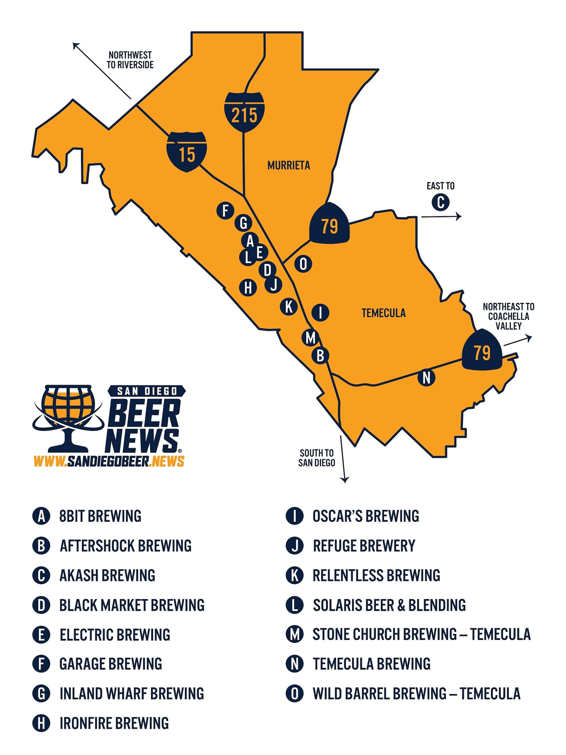 Temecula & Murrieta, California Brewery Guide - San Diego Beer News®